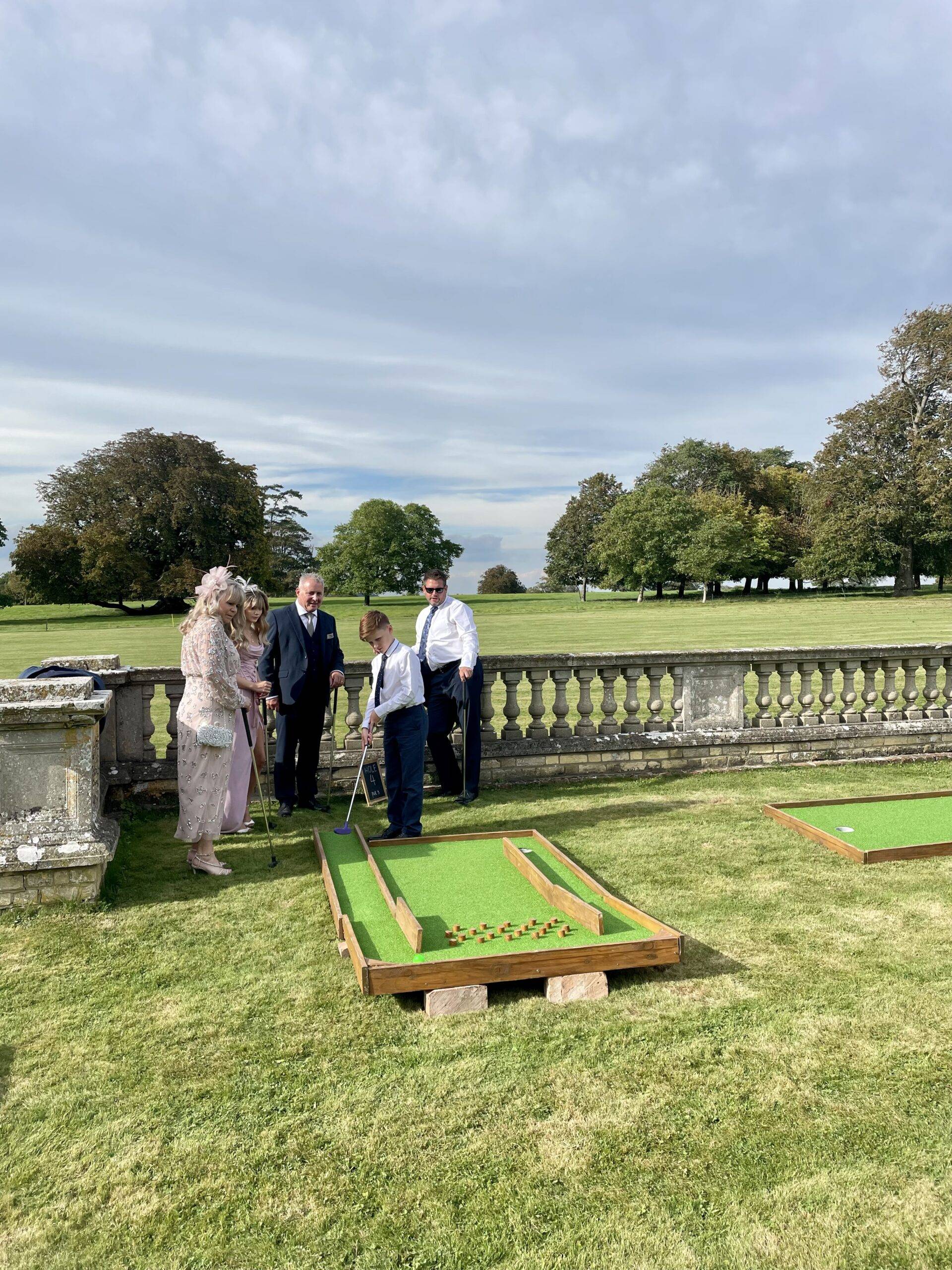 Wedding at Firle Place – Globetrotters Bar & Golf
